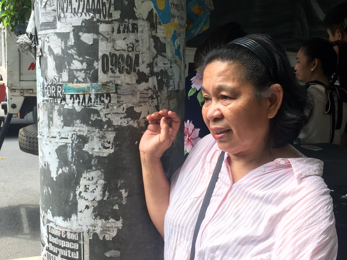 All the way from Isabela in Cagayan Valley, Angelina Padua travelled to ...