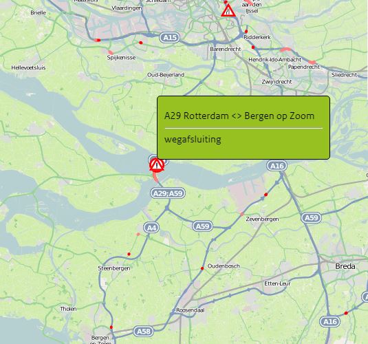 Rijkswaterstaat Verkeersinformatie on Twitter: "Storing aan de Haringvlietbrug in de #A29 Bergen ...