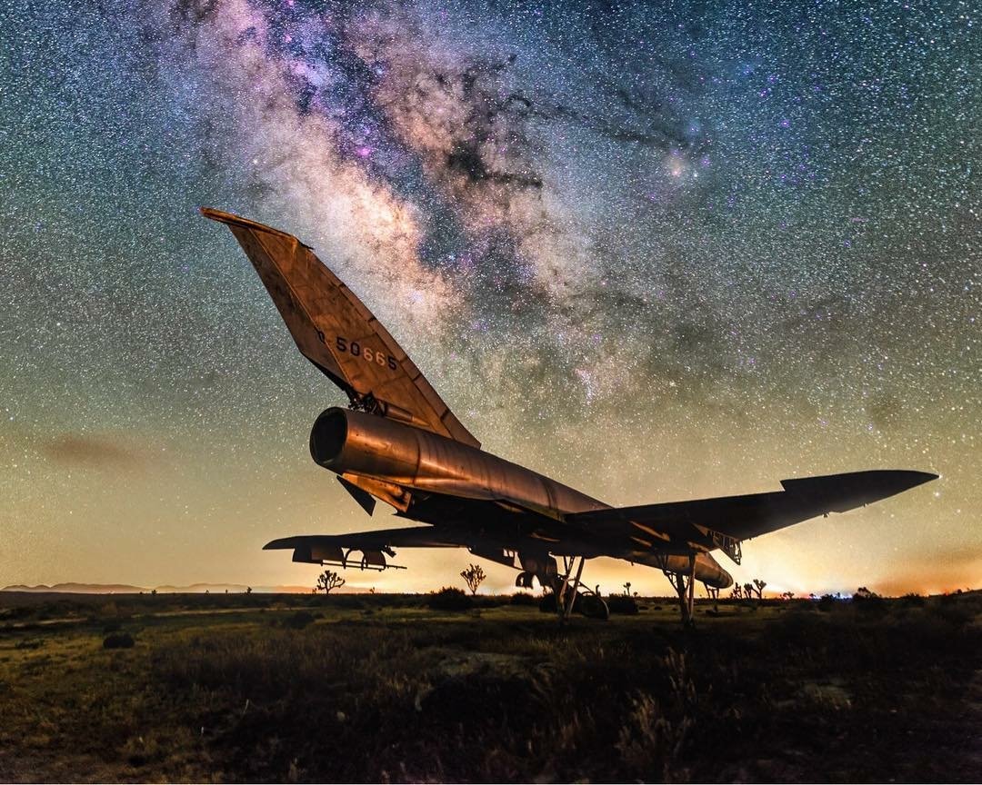 Milky Way From Airplane