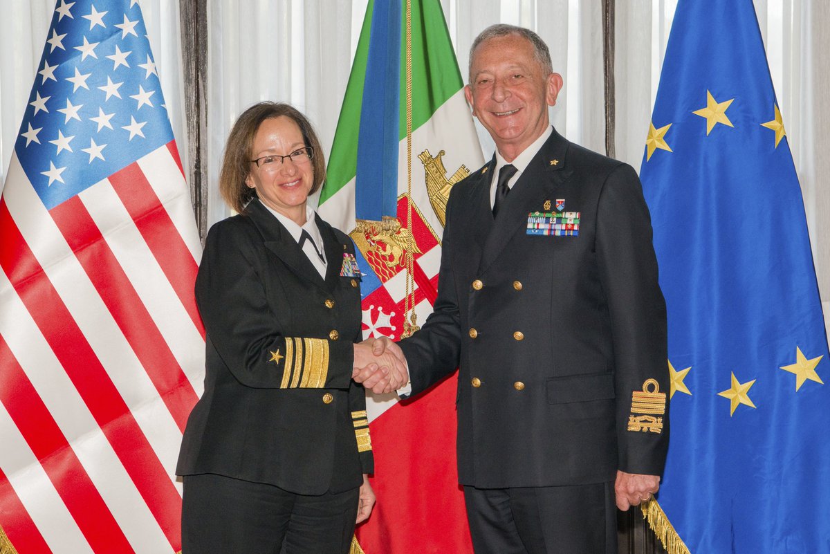 Today in Rome PalazzoMarina meeting between the Chief of the Italian ...