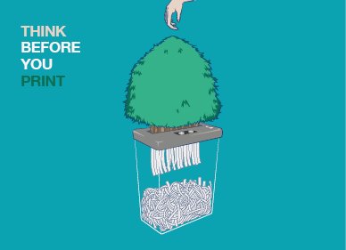 Think Green Before You Print