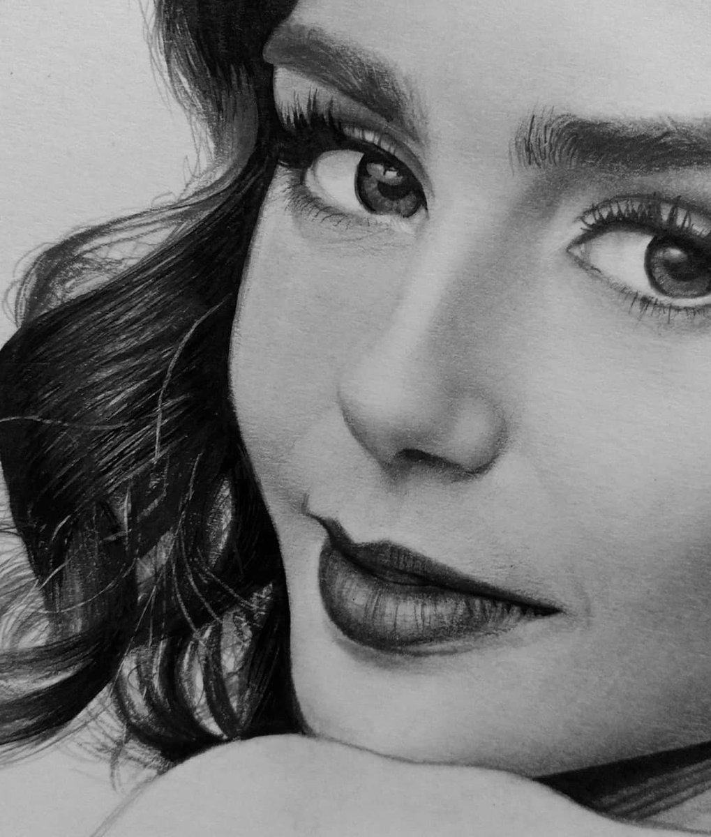 Lily Collins Drawing