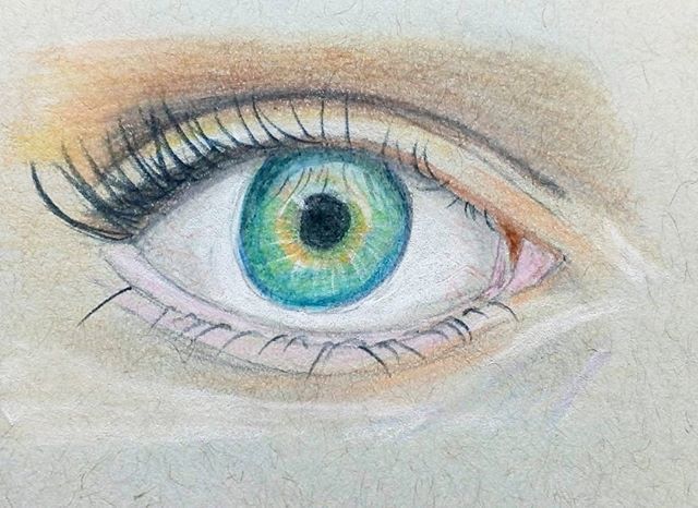 Blue Eyes Drawing