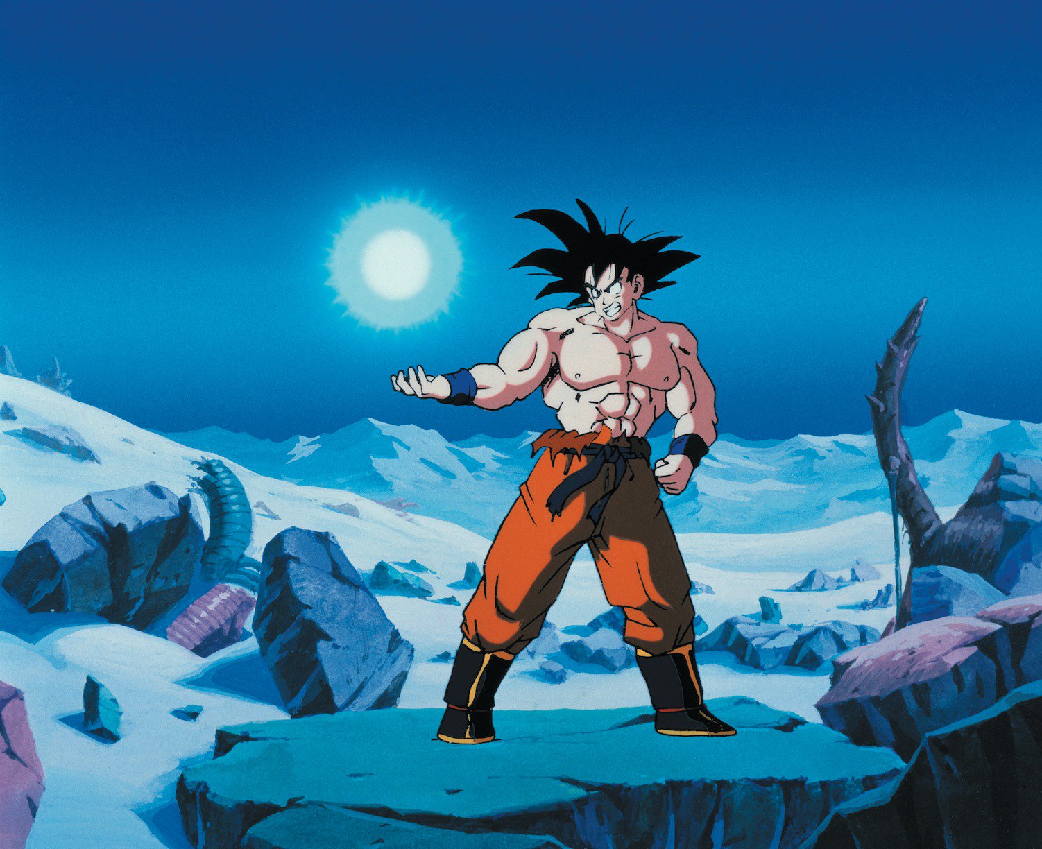 Dbz Goku Spirit Bomb
