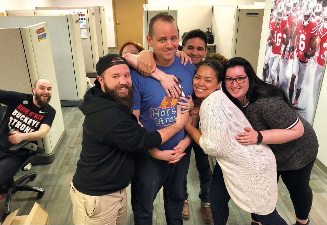 Awkward Hug The Office