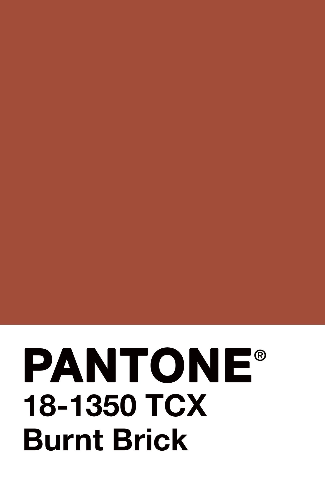 Pantone Brick Red