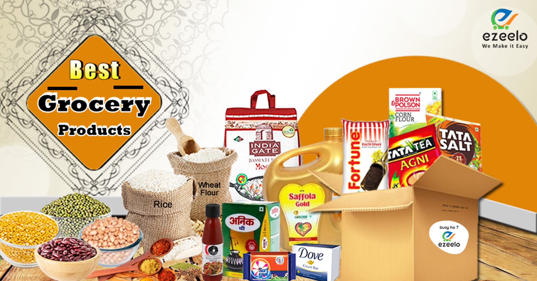 Grocery Products Banner