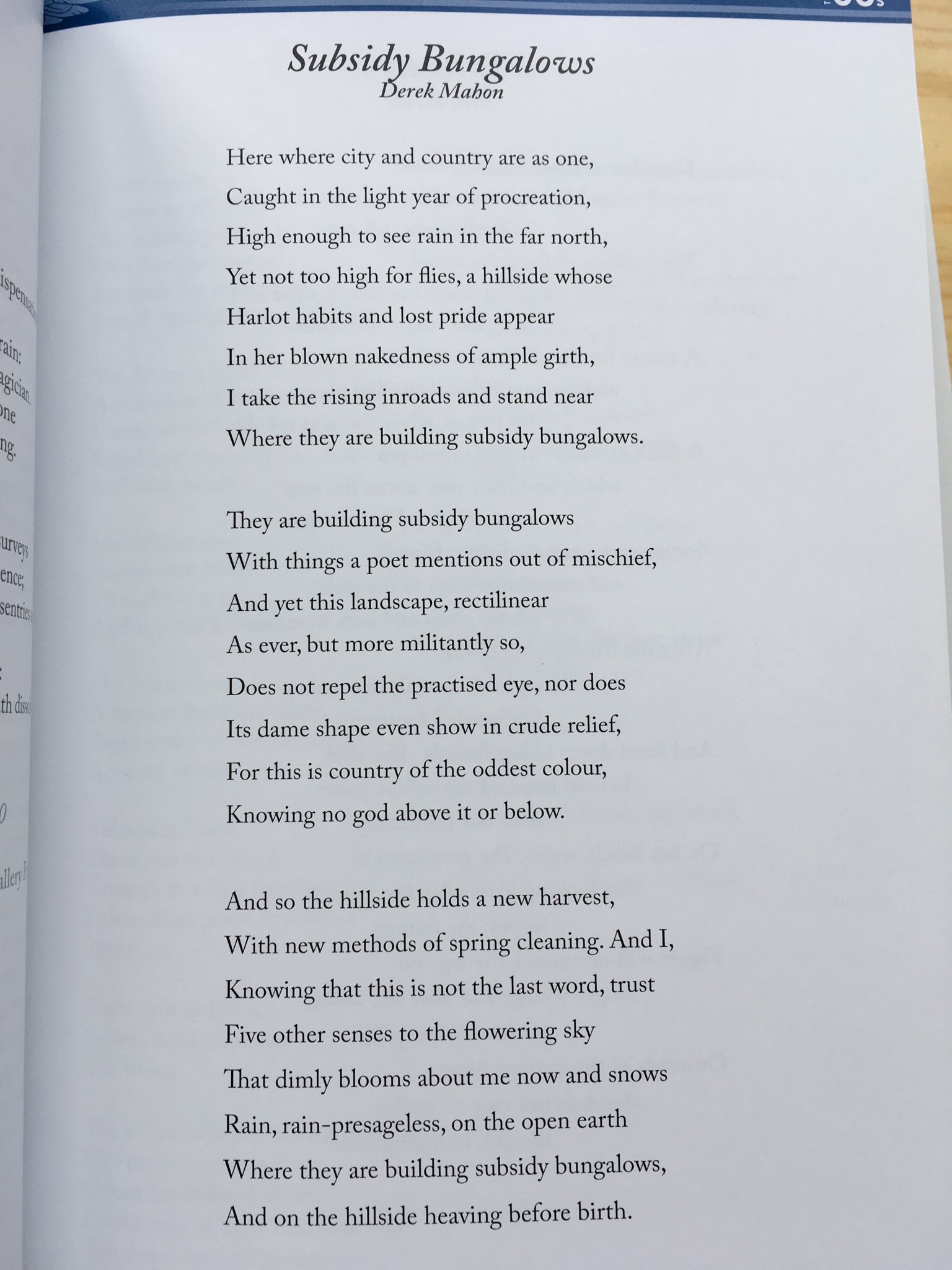 david wheatley on Twitter: "An uncollected Derek Mahon poem from a 1960 ...