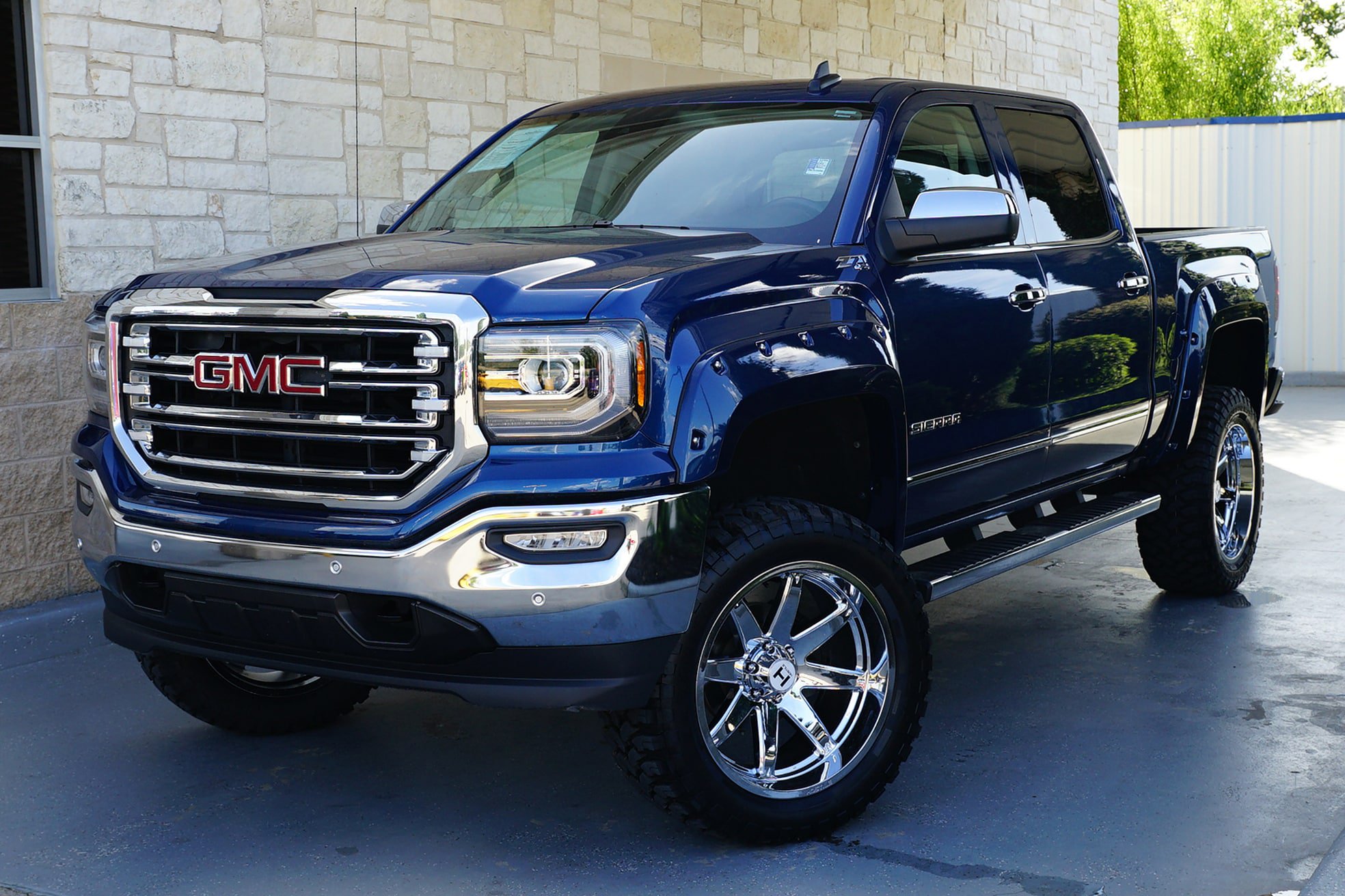 Gmc Trucks Lifted Blue