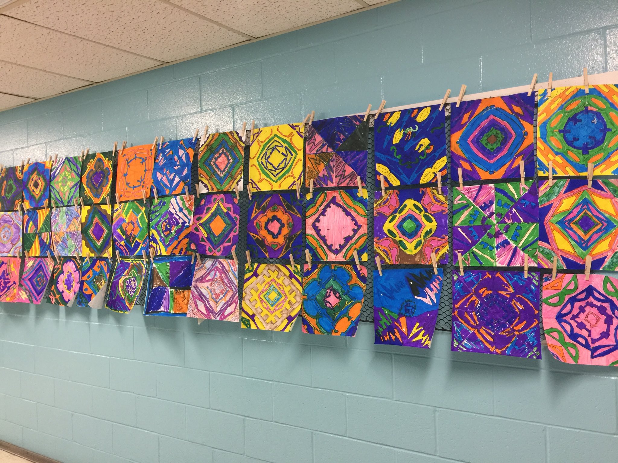 Radial Symmetry Name Art