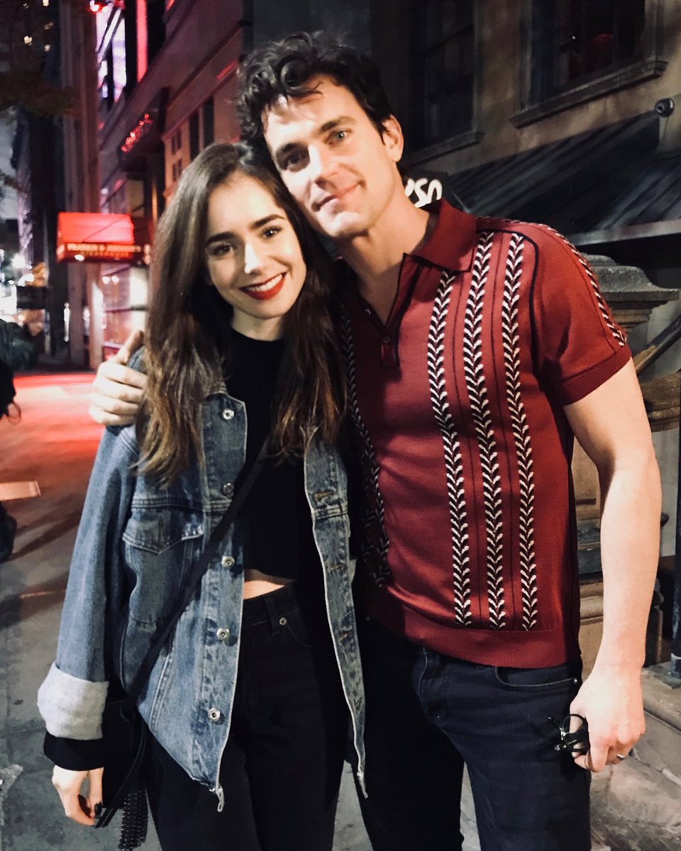 Lily Collins Matthew Collins