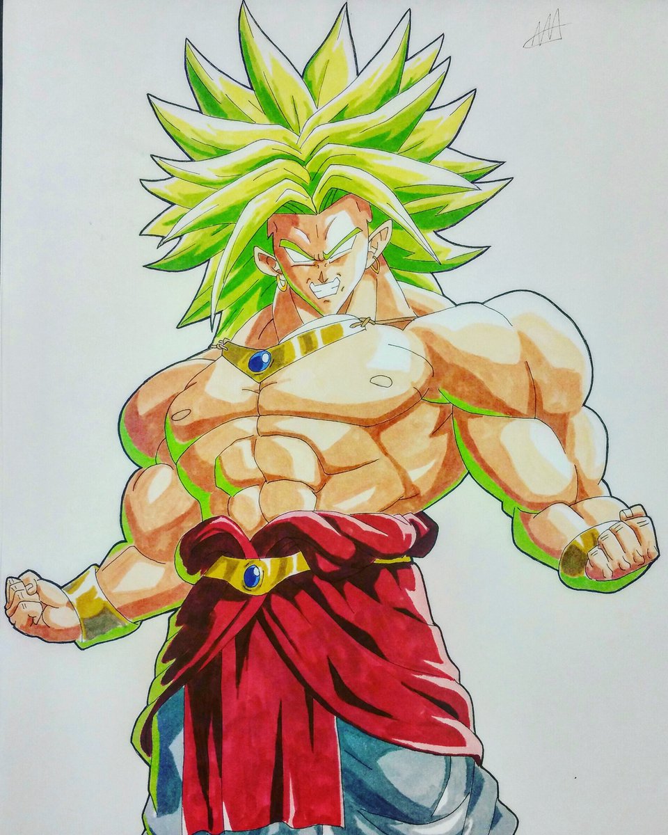 Broly The Legendary Super Saiyan Drawing