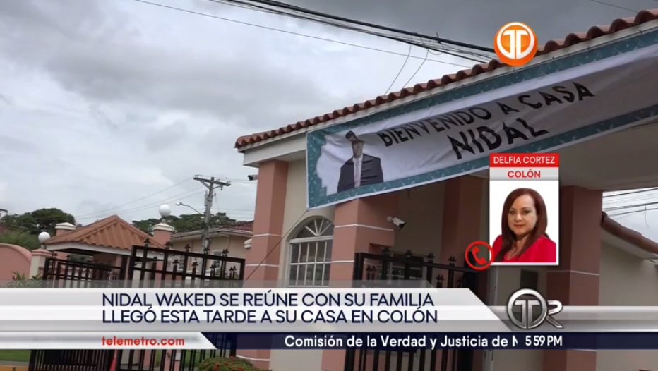 El empresario panameño Nidal Waked regresó a Panamá tras cumplir 27 ...