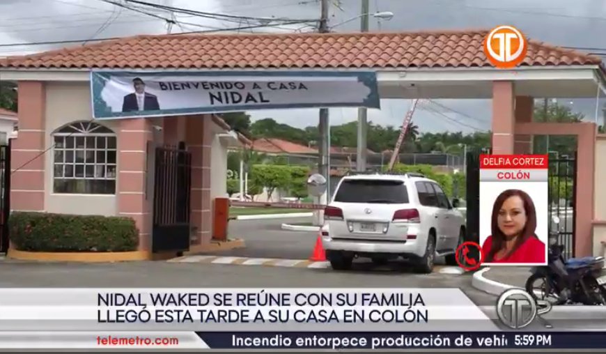 El empresario panameño Nidal Waked regresó a Panamá tras cumplir 27 ...