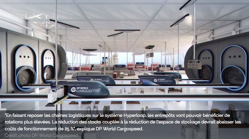 Sylvie Mugular on Twitter: "DP World Cargospeed, un service Hyperloop dédié au fret ! https://t ...