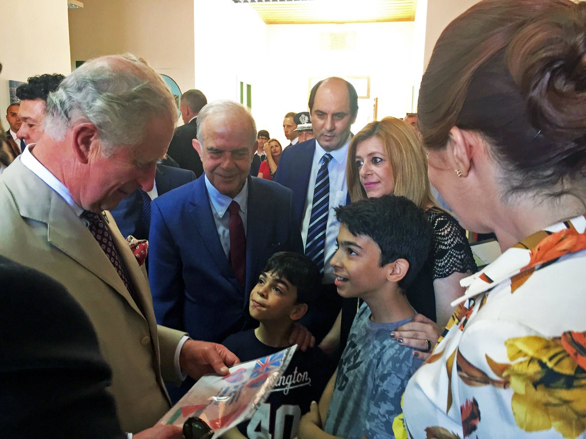 Prince Charles and the Duchess charm Greeks dancing Pentozali in Crete ...