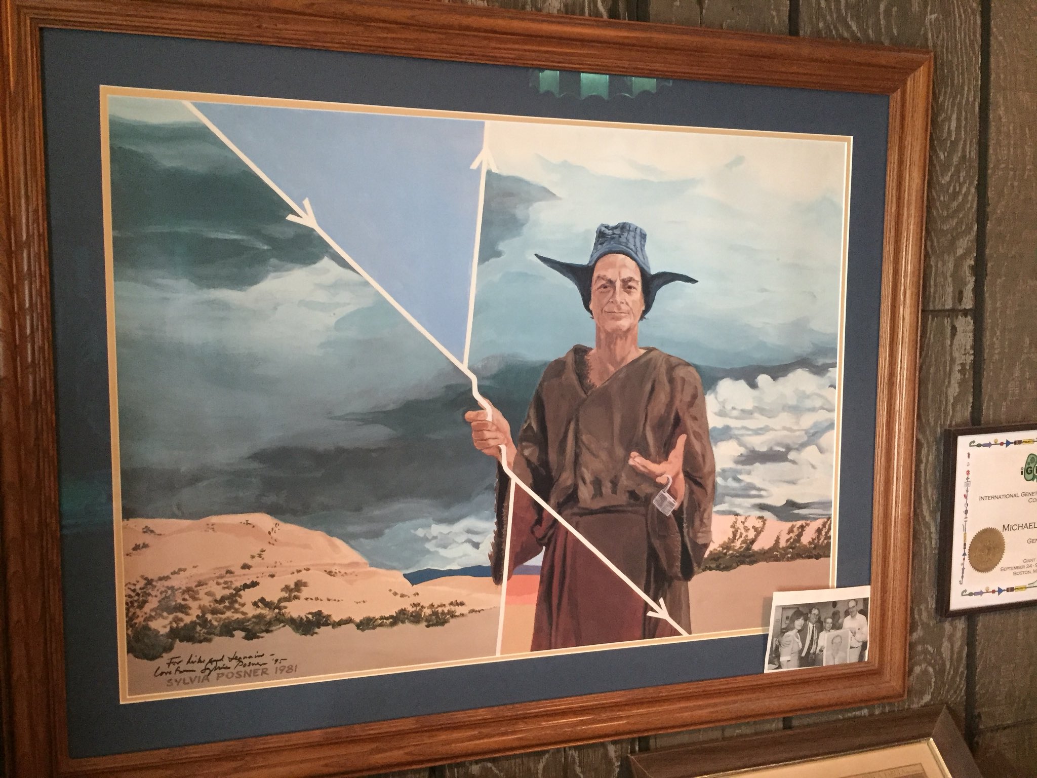 Richard Feynman Painting