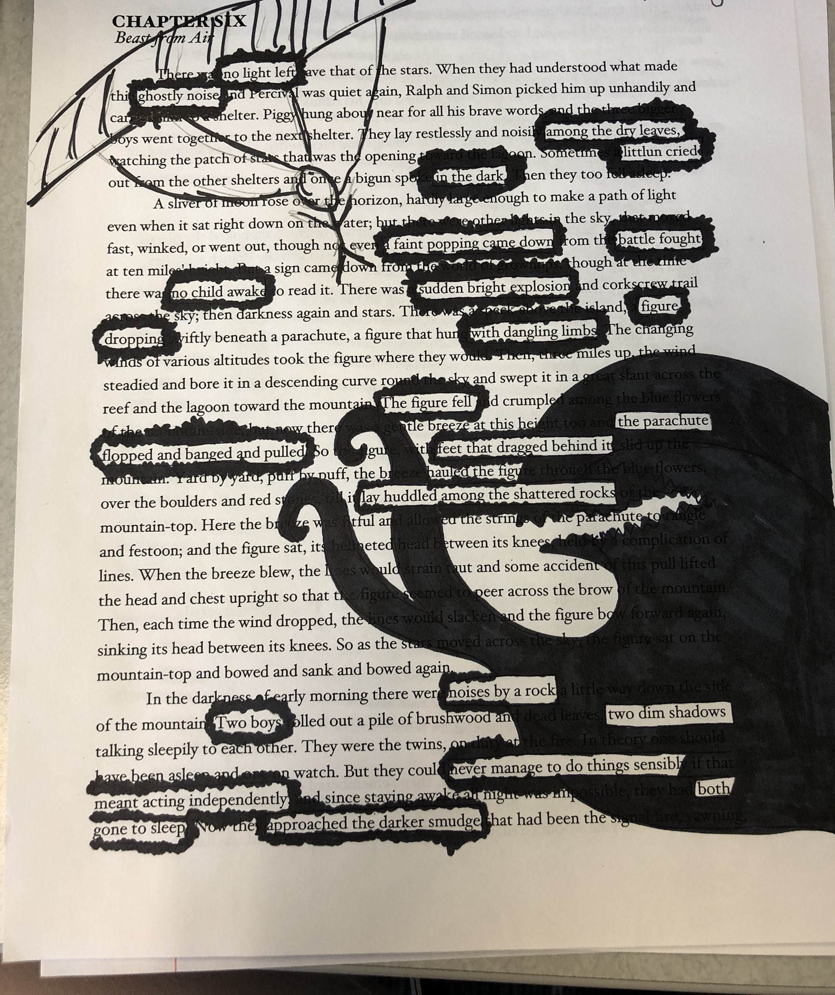 Lord Of The Flies Beast From Air