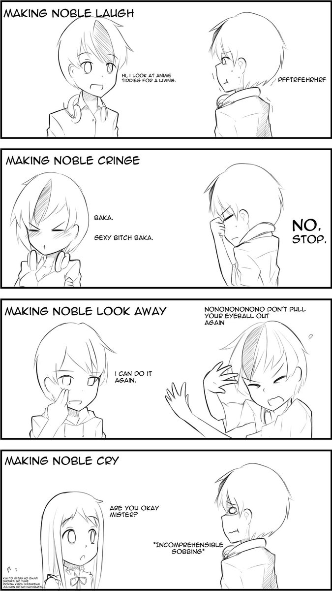 Lost_Pause_ #NobleSenpai I hope I'm not late to the party, 」misu ミズツニャの漫画