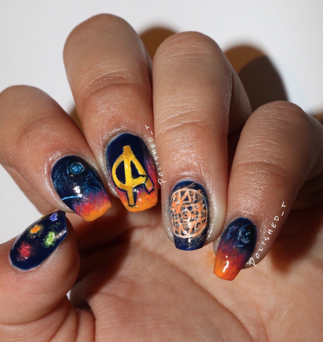 Infinity Acrylic Nail Designs