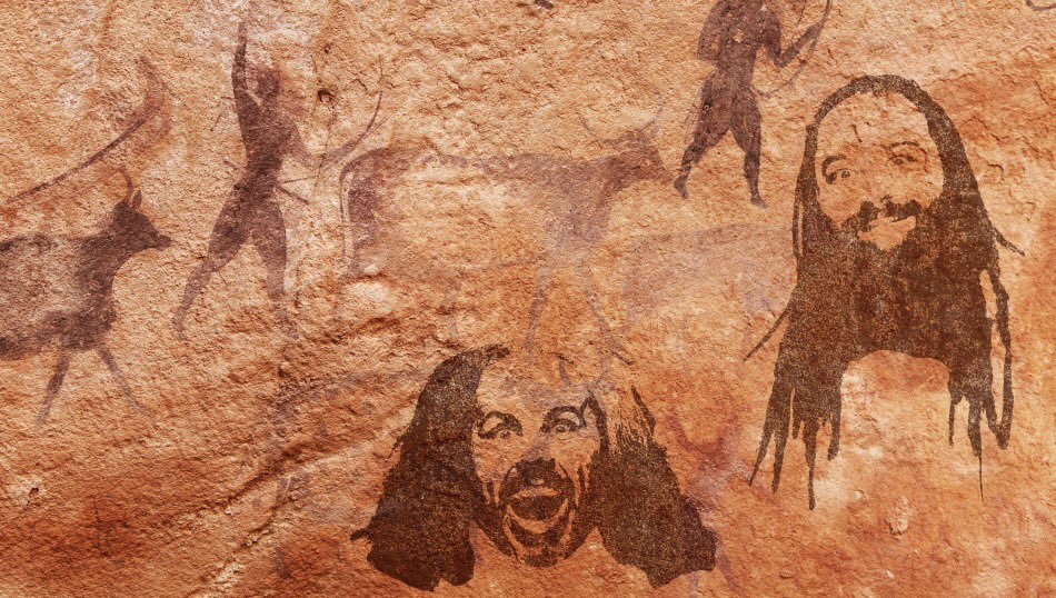 Creepy Ancient Cave Drawings