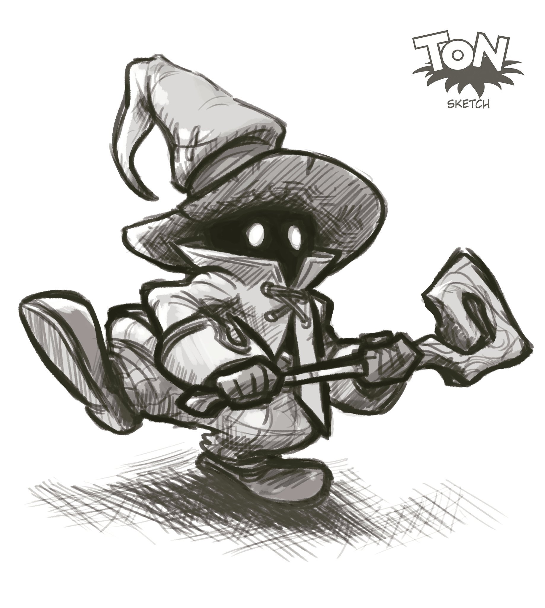 Dark Mage Drawing