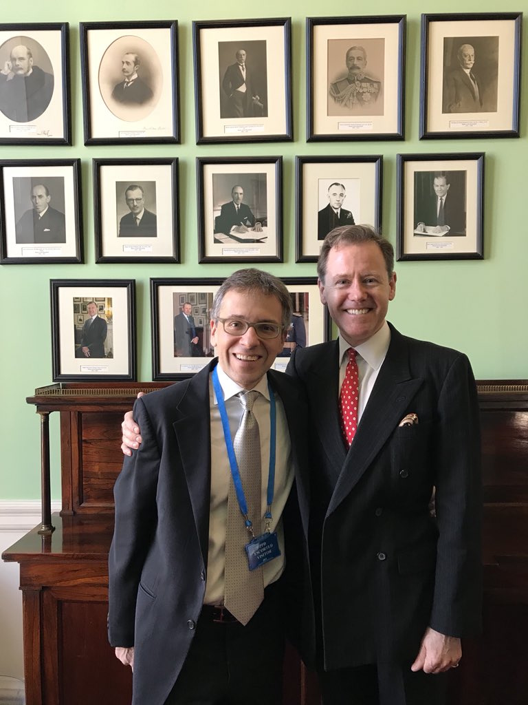 Brilliant to talk politics at the palace with tony johnstone-burt. didn ...