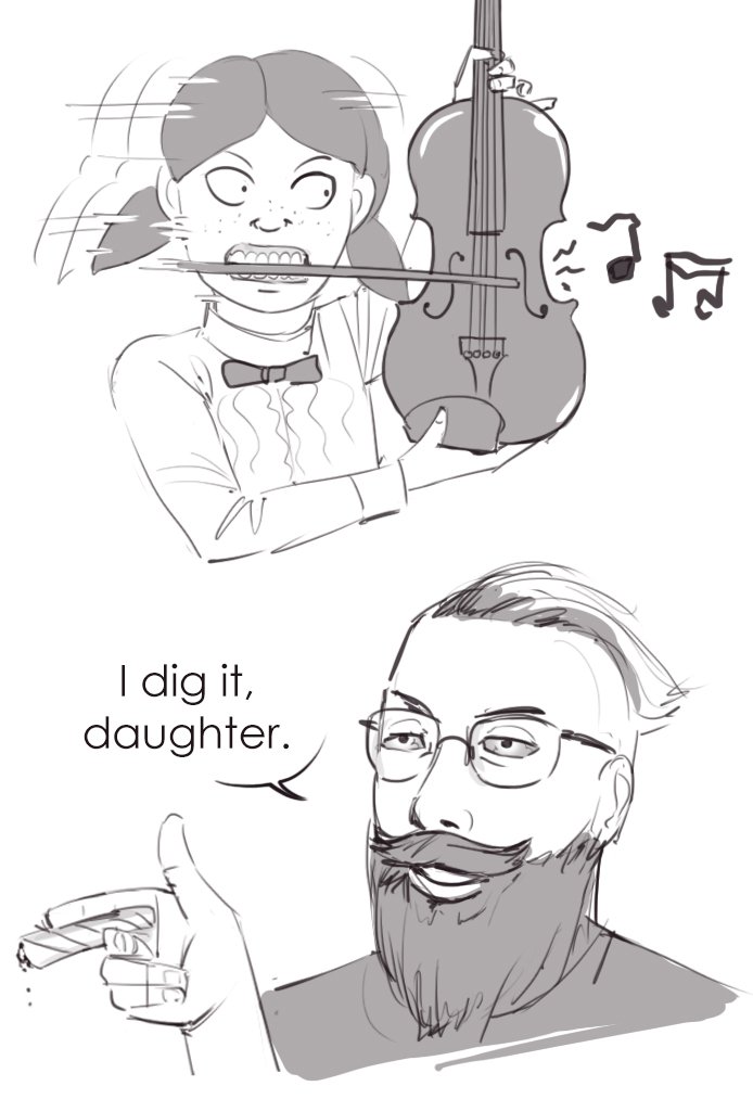 「Welcome to the uncanny valley. I'll be your guide. 」Marik Bentusiの漫画