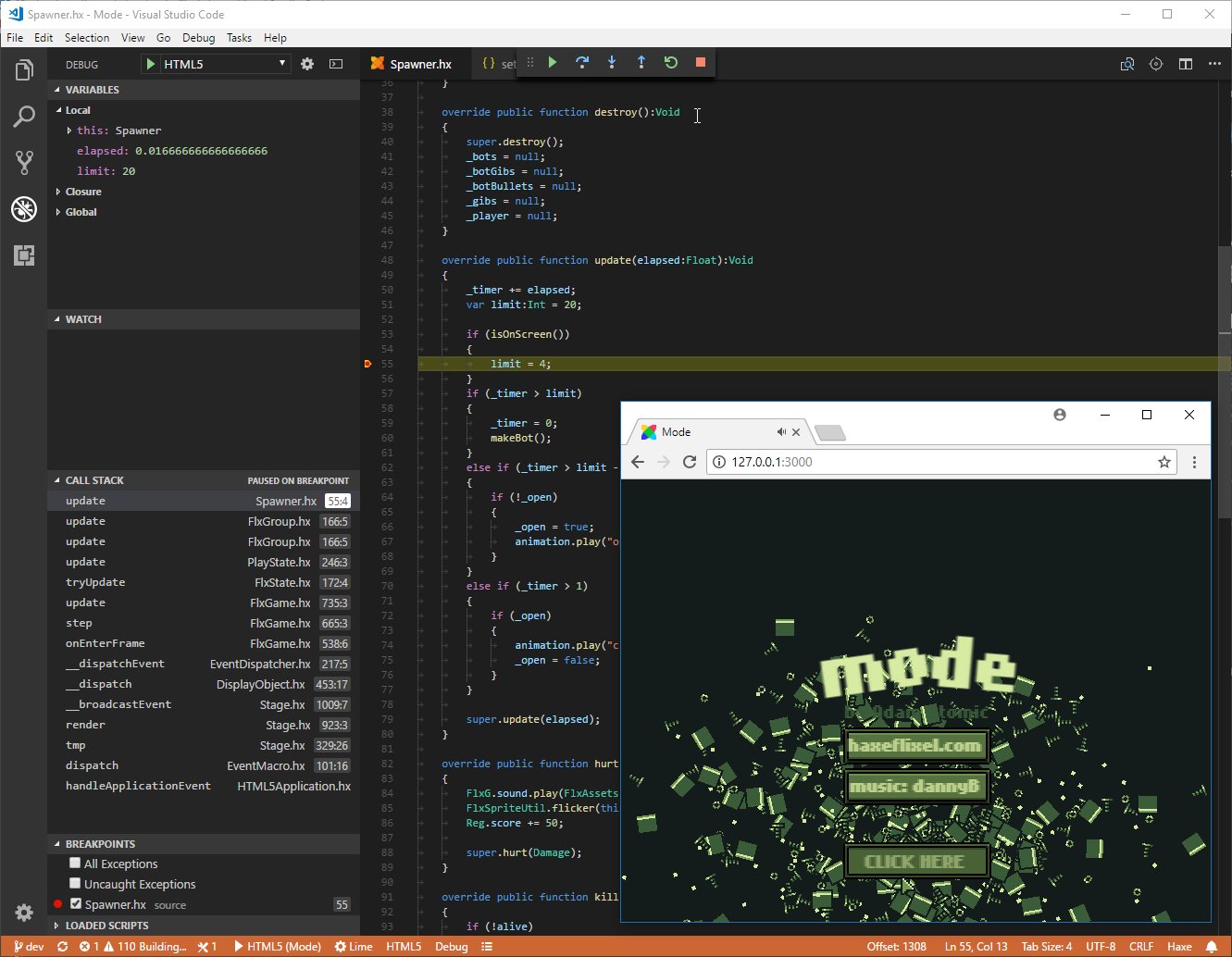 HaxeFlixel on Twitter: "Our Visual Studio Code instructions now include a section on HTML5 ...