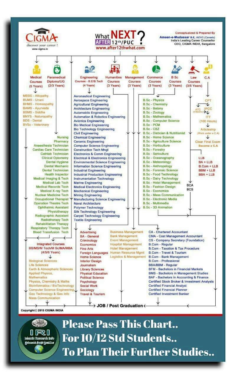 Career Map After 12th