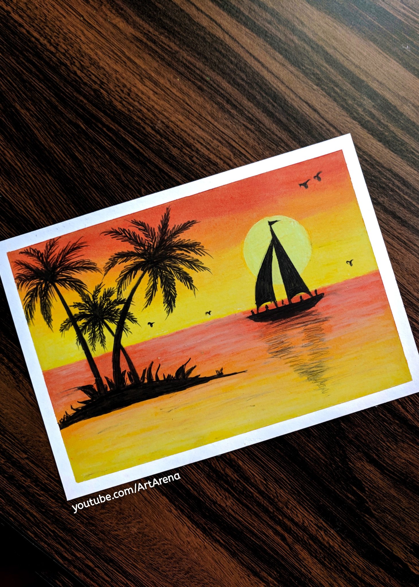 Easy Oil Pastel Drawings Sunset Oil Pastel Sunset By Doku Kun On