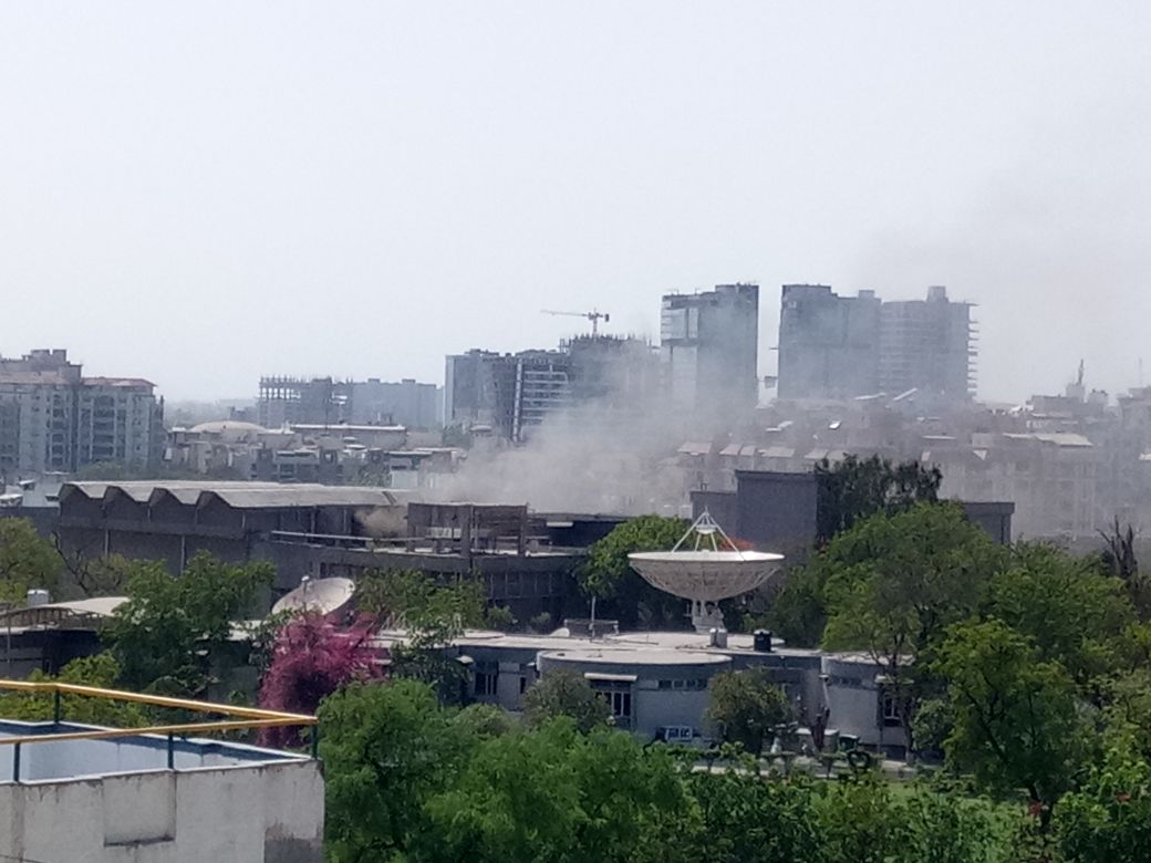 Major fire in SAC building of ISRO in Ahmedabad; Fire department ...