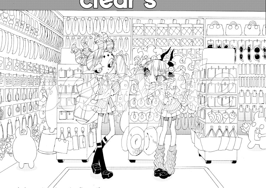 「COMITIA124新刊『DevilJKs!!』です!B5/16p/悪魔JKちゃんモノクロイラスト本です。5/5 COM」kazetoの漫画