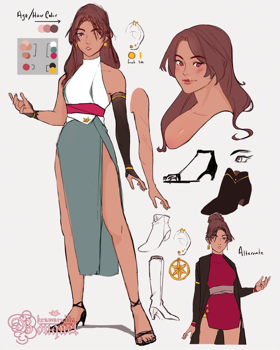 「Lola Papilio | I redesigned her so many times ? 」arysa 🍡 (1/4)の漫画