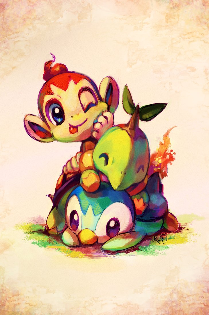 Turtwig Chimchar And Piplup