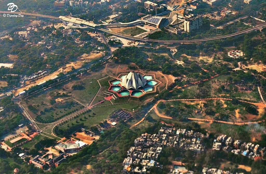 Lotus Temple Top View