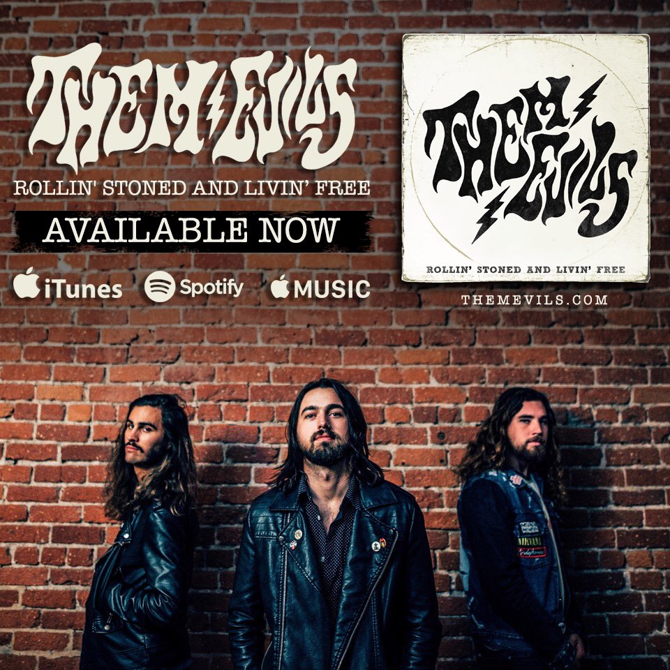Them Evils on Twitter: "Our long awaited EP “Rollin’ Stoned and Livin’ Free” produces by a Kato ...