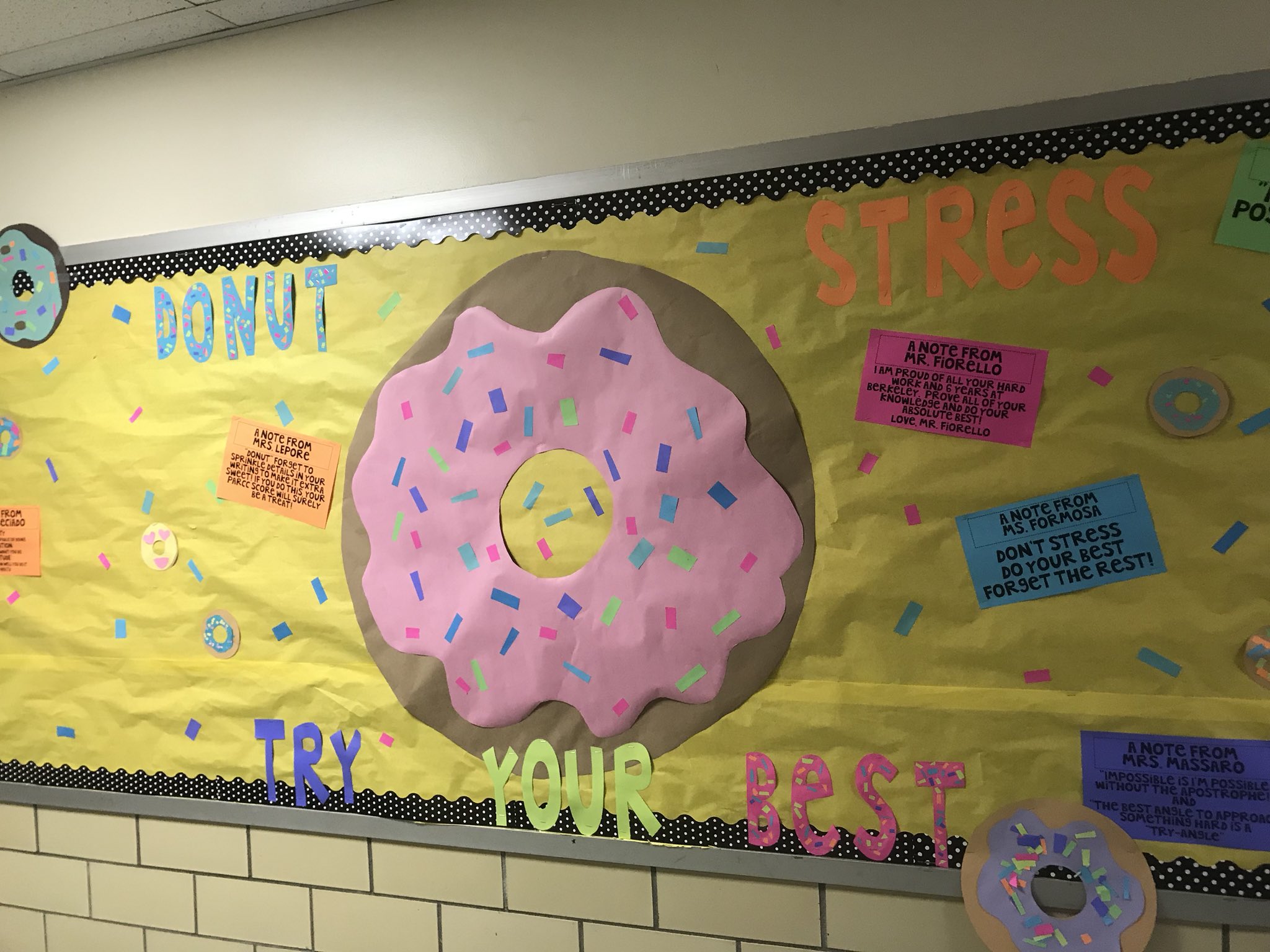 Stress Bulletin Board Ideas