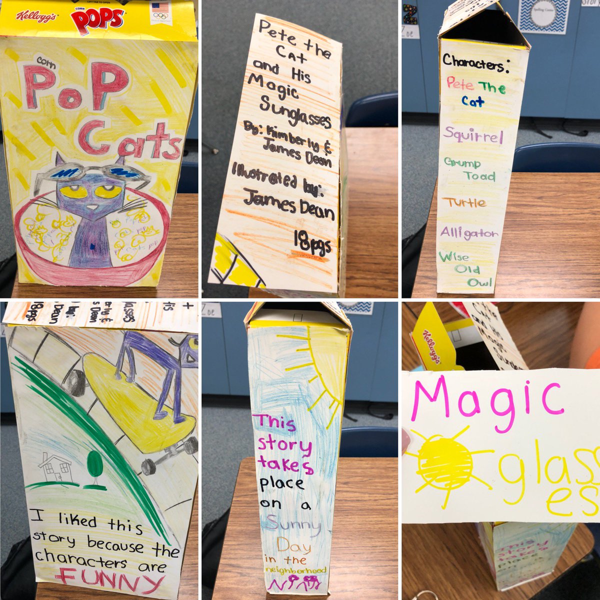 Cereal Box Book Report