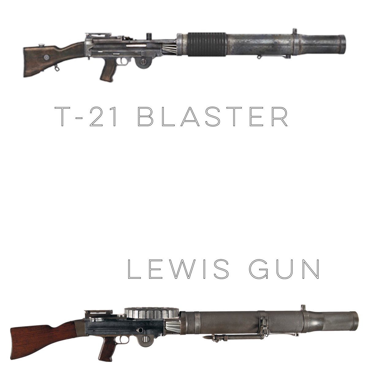 Star Wars Blaster Rifle Lewis Gun