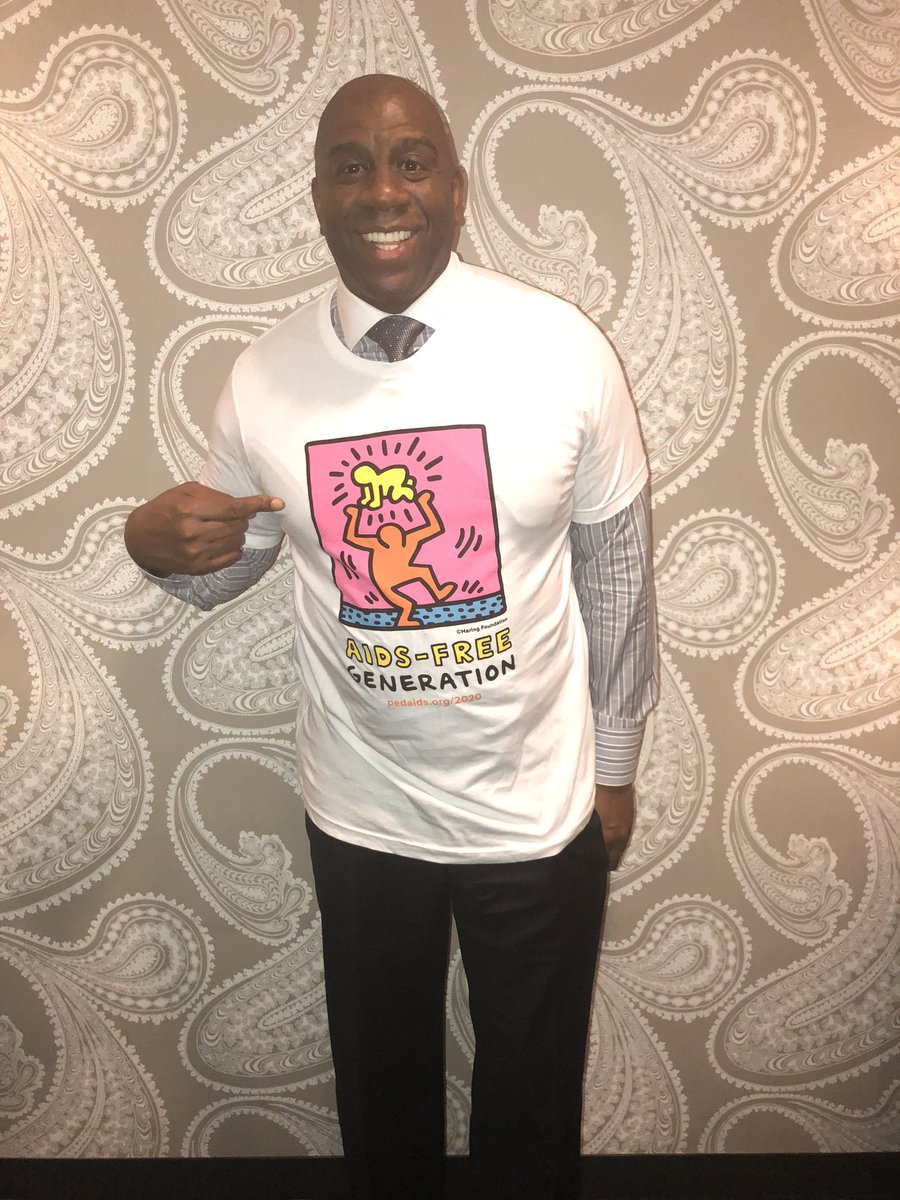 Magic Johnson Aids Foundation