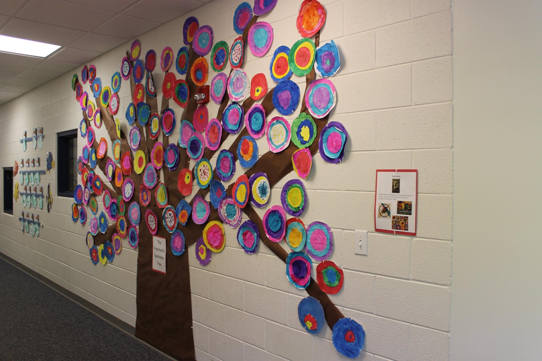 Kandinsky Circles Tree Painting Kandinsky Christmas Tree Circle Art