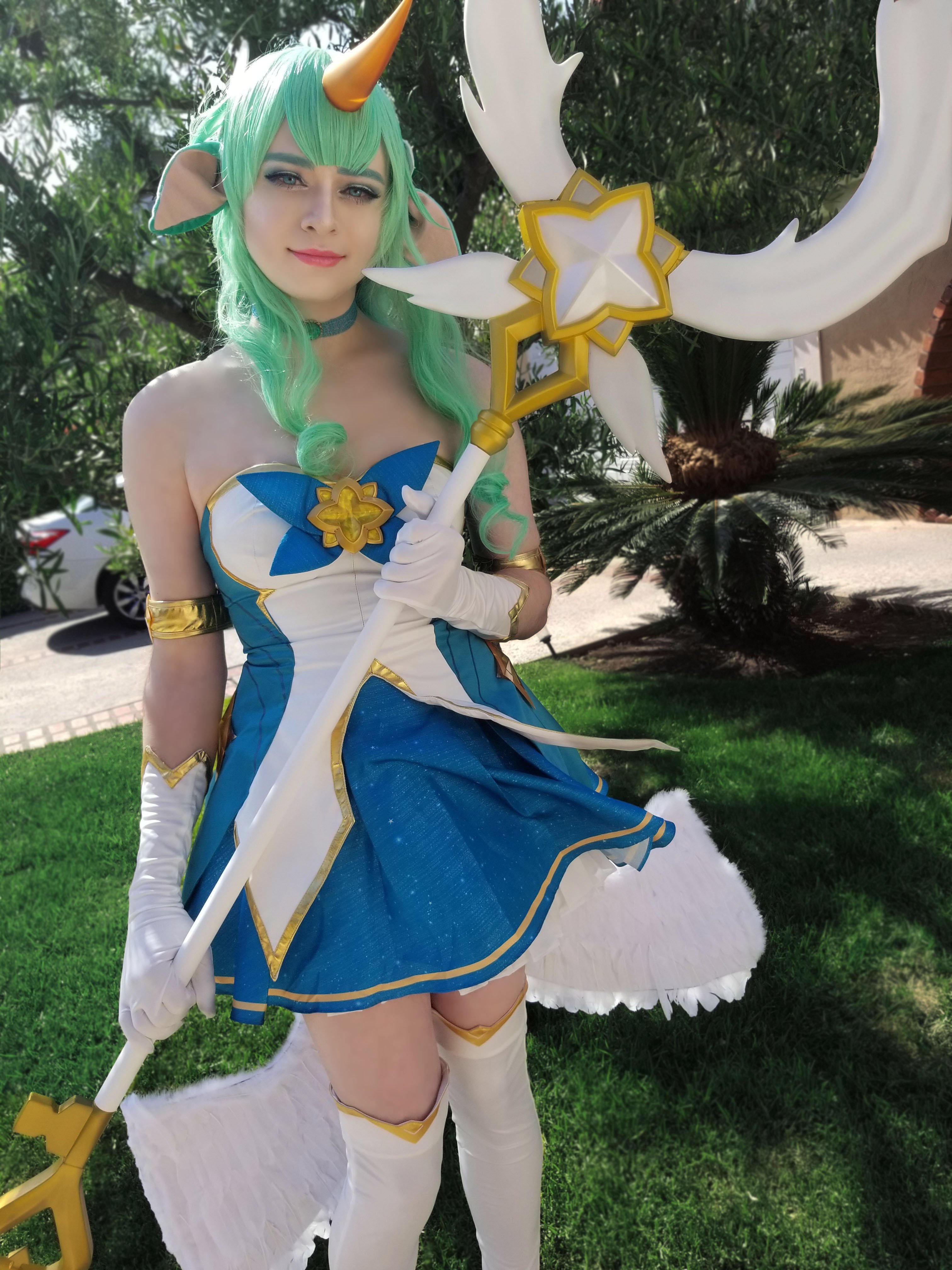 Zach Scuderi on Twitter: "🌟Star Guardian Soraka🌟 Photos and makeup by @estherlynnhhj https://t ...