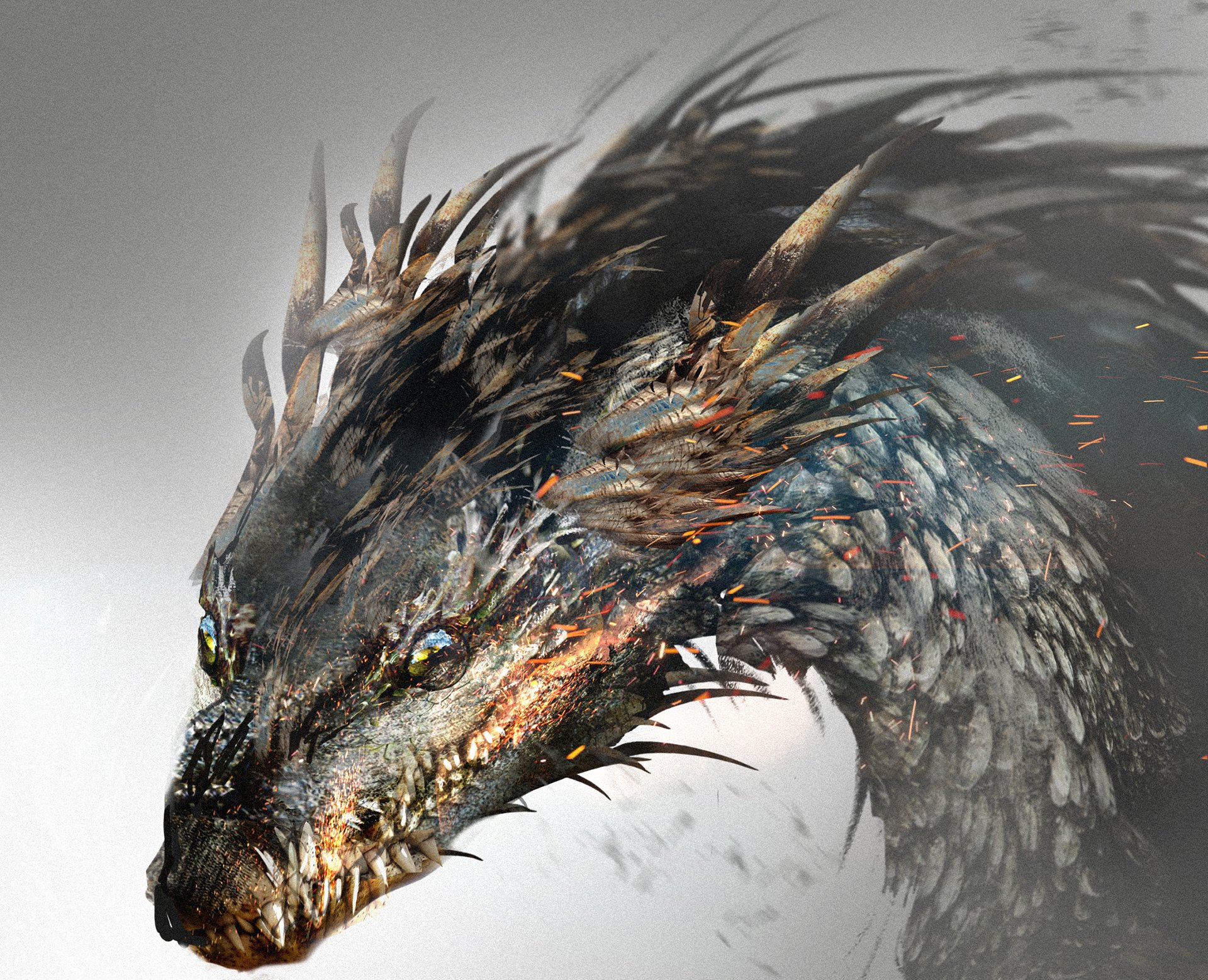 Dragon Head Concept Art