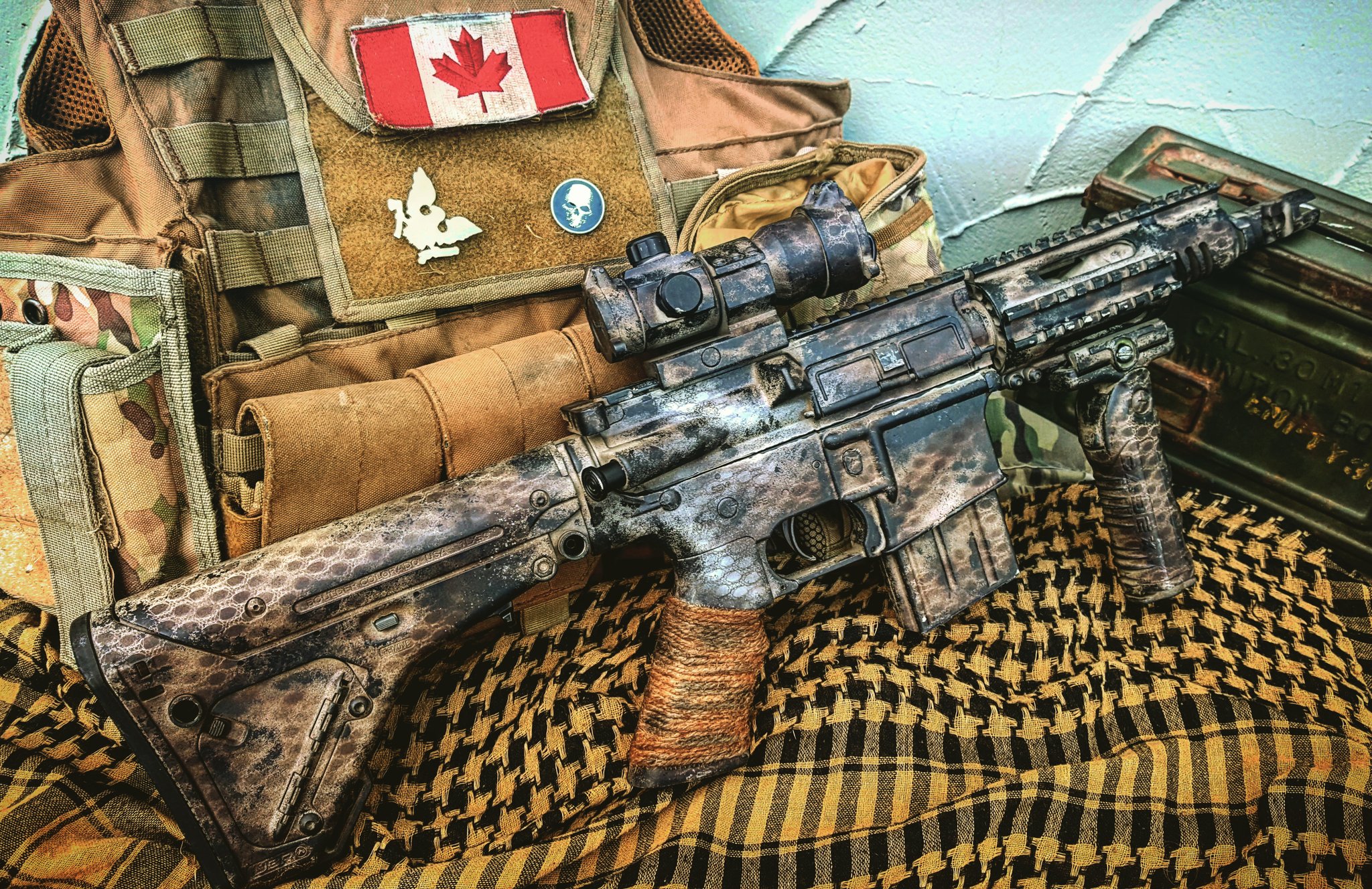 Airsoft M4 Custom Paint Job