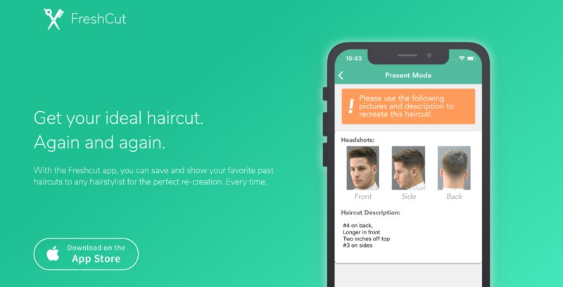 Precise Image-Based Haircut Apps - 'FreshCut' Helps Users Secure the ...
