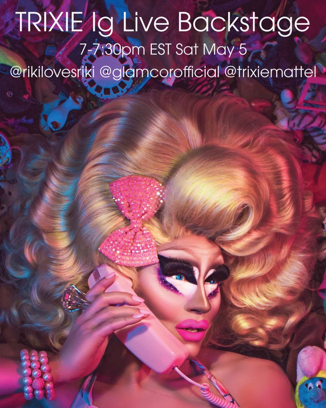 Trixie Mattel On Twitter Today Insta Live With Glamcor…