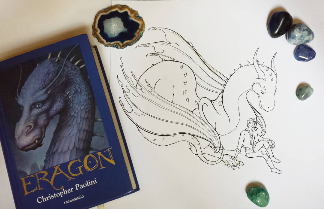 Eragon Saphira Drawing