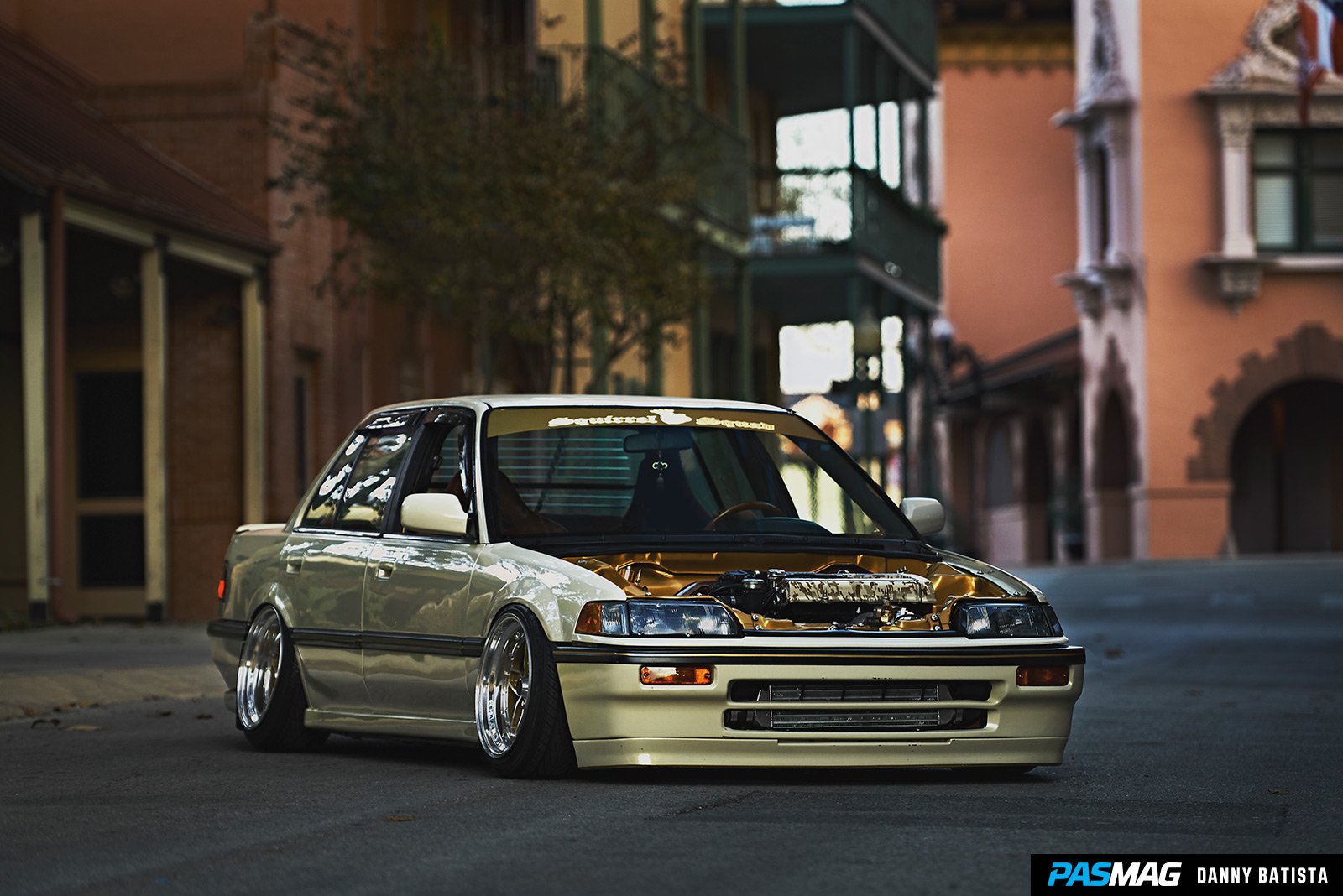 1990 Honda Civic Sedan Slammed