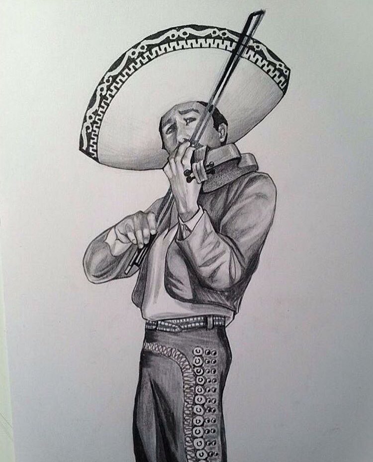 Mariachi Drawing